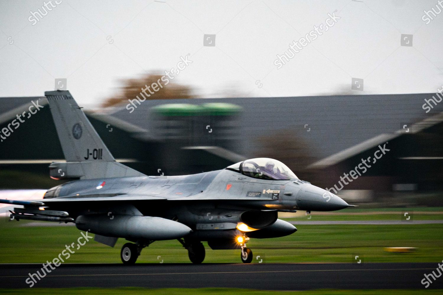 F35 Fighter Jet Volkel Air Base Editorial Stock Photo - Stock Image ...