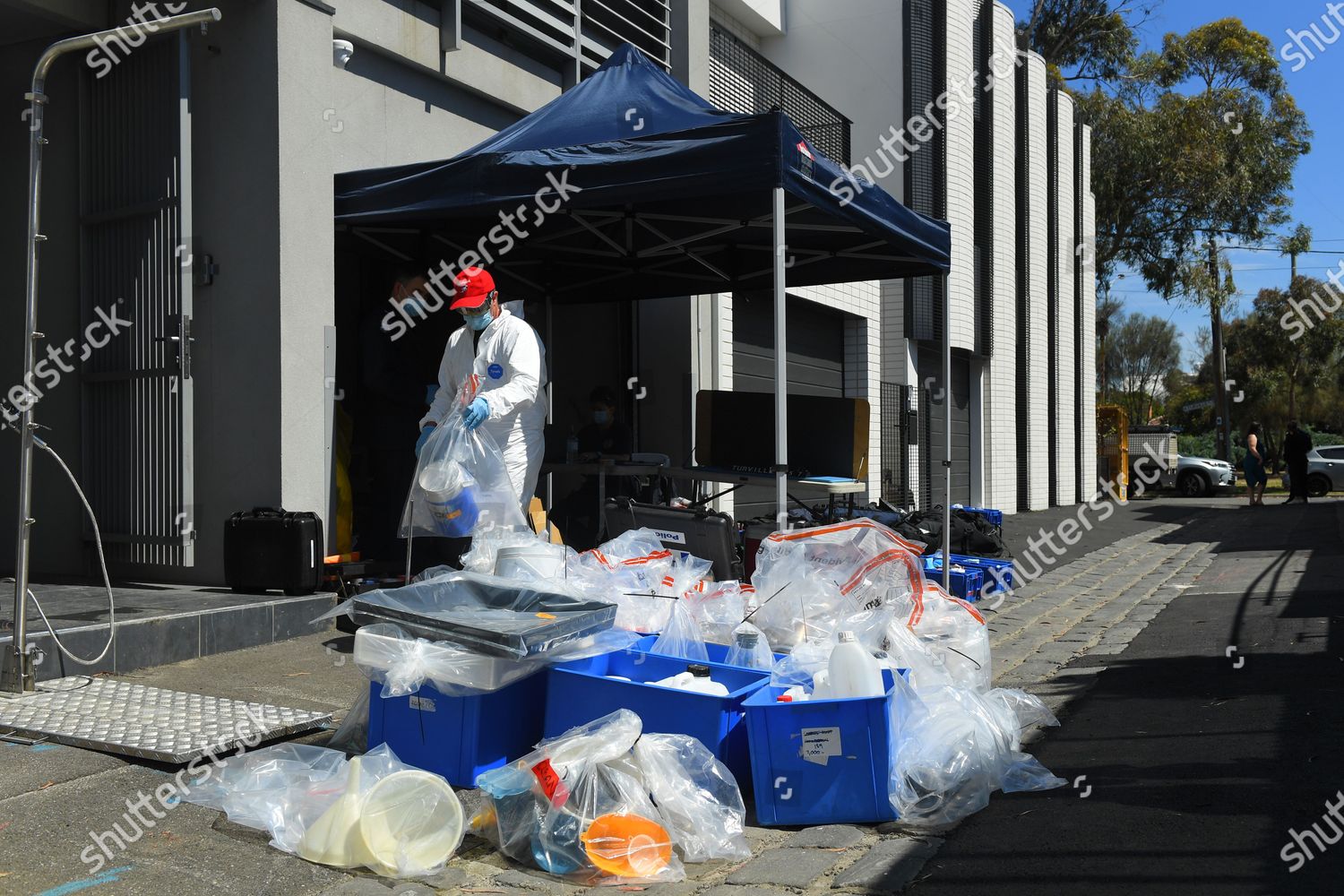 Victoria Police Work Scene Drug Raid Editorial Stock Photo - Stock ...