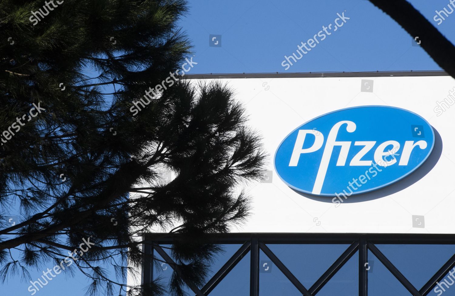 Logo Seen On Pfizers Headquarters Labaro Editorial Stock Photo - Stock ...