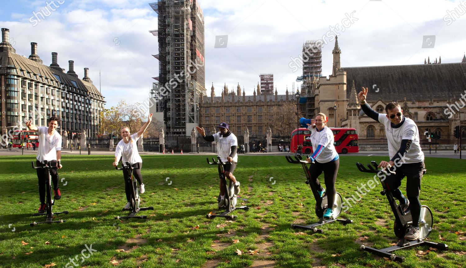 Socially Distanced Cycle Class Held On Editorial Stock Photo - Stock ...