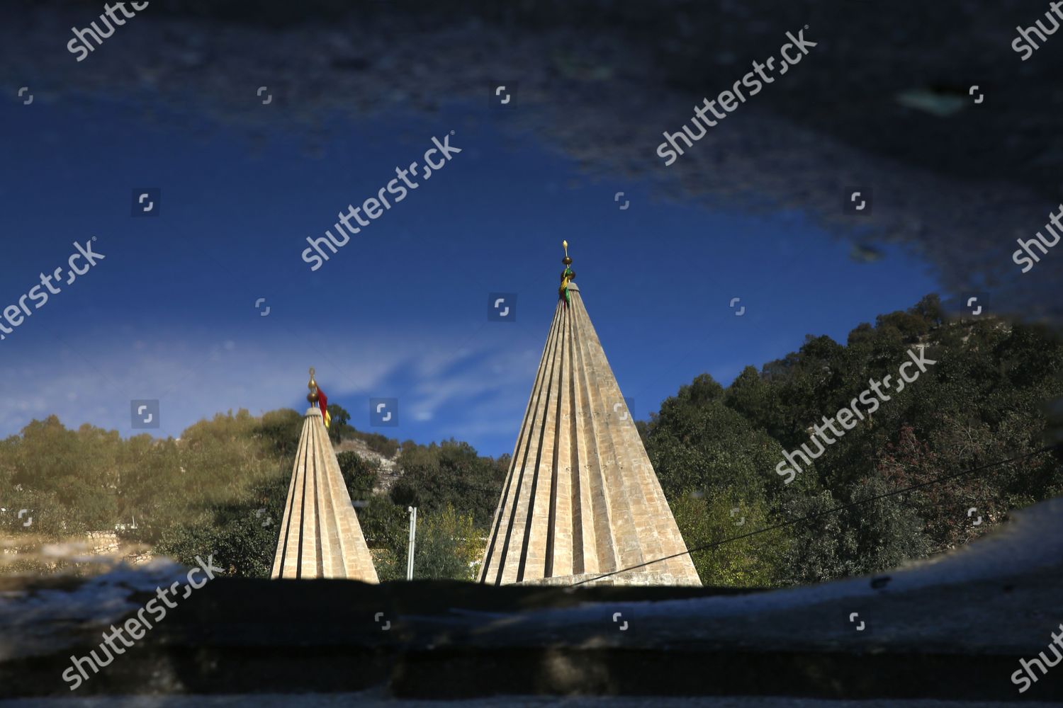 Picture Rotated 180 Degree Shows Towers Editorial Stock Photo - Stock ...