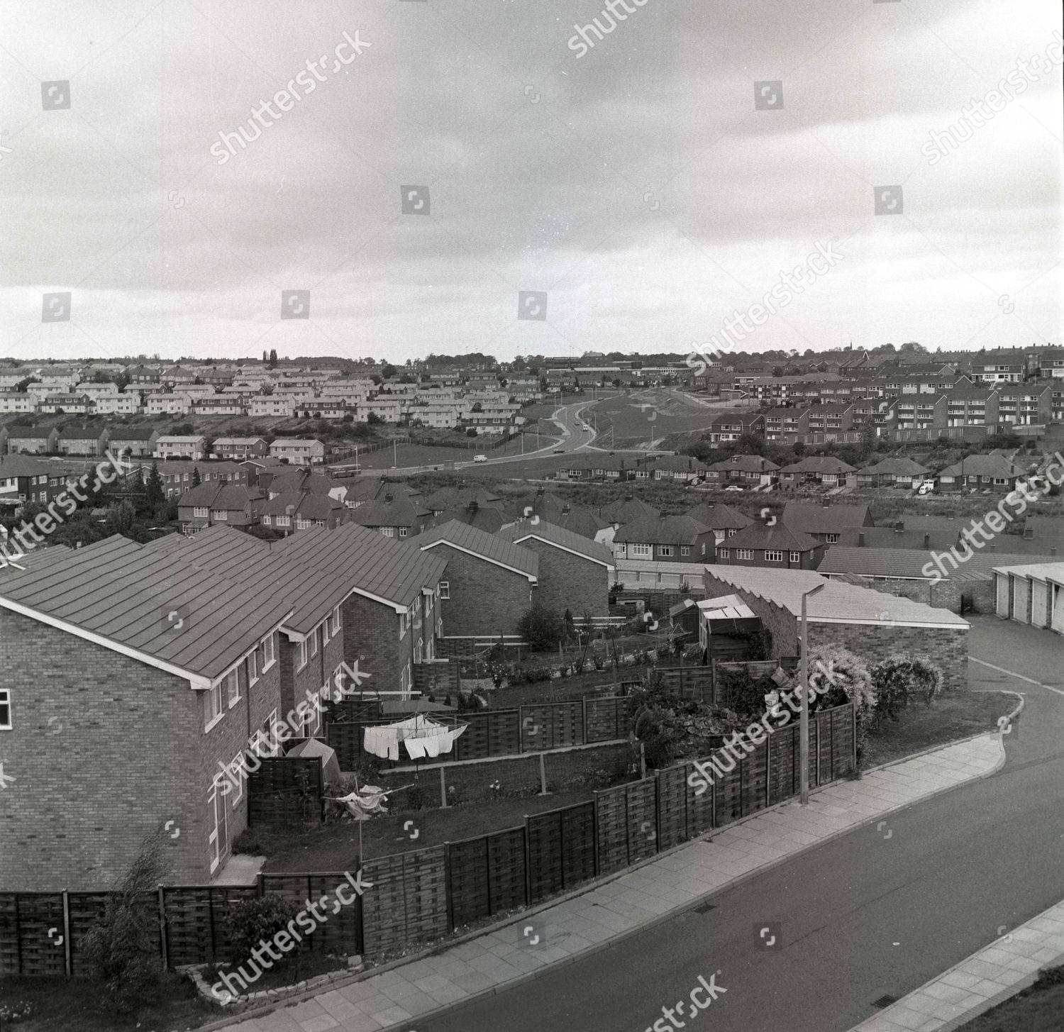 Luton Housing Estate Houses Editorial Stock Photo - Stock Image ...