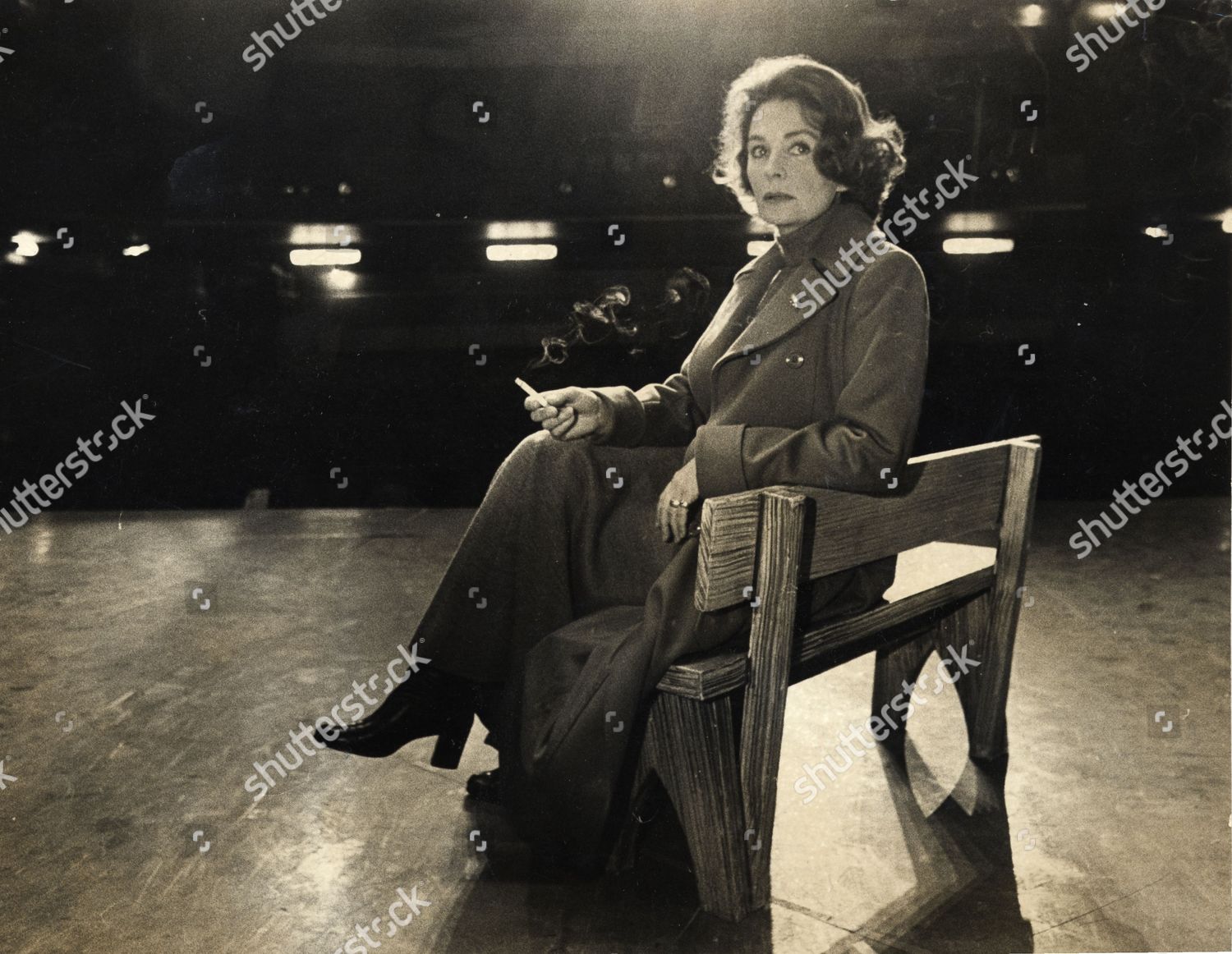 Actress Jean Simmons Pictured Smoking On Editorial Stock Photo - Stock ...