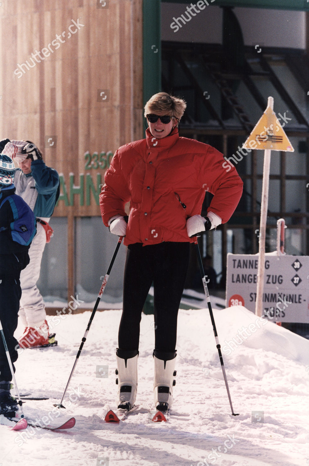 Princess Diana Skiing Lech Austria Editorial Stock Photo - Stock Image ...