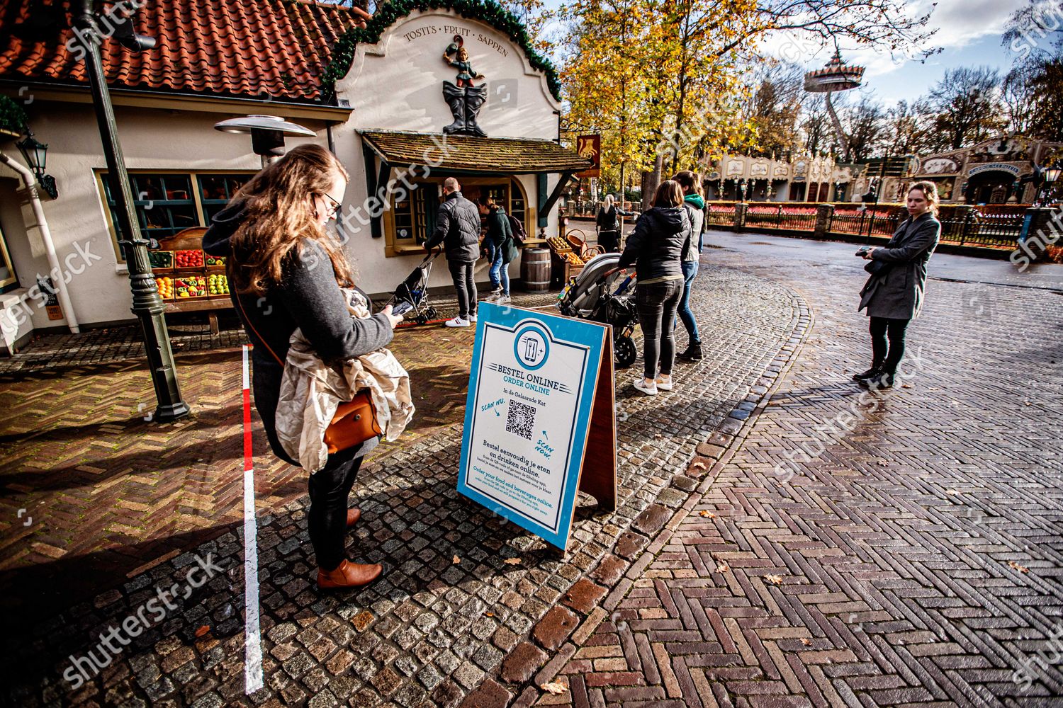 Visitors Order Food On First Day Editorial Stock Photo - Stock Image ...