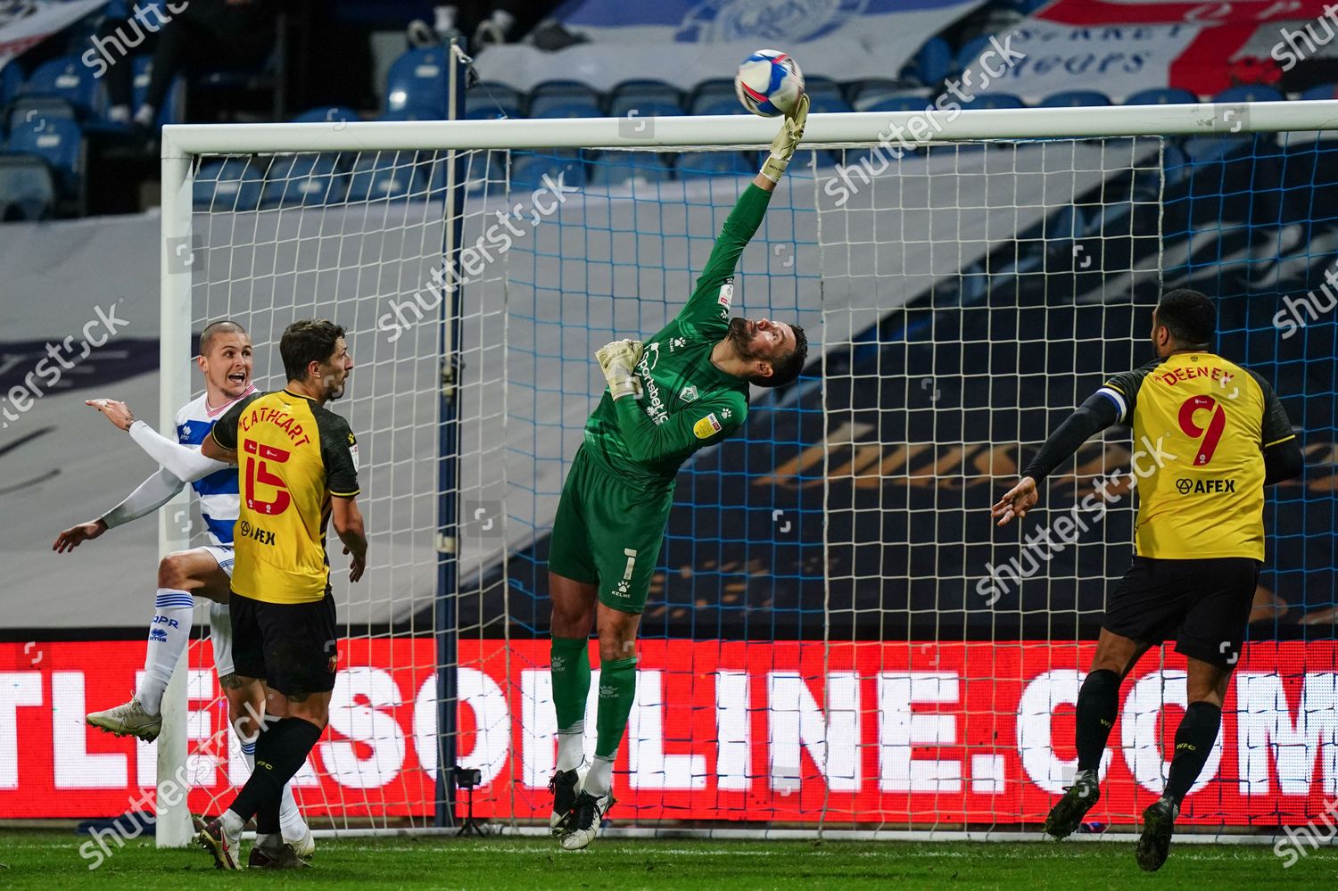 Ben Foster Watford Makes Save Full Editorial Stock Photo - Stock Image ...
