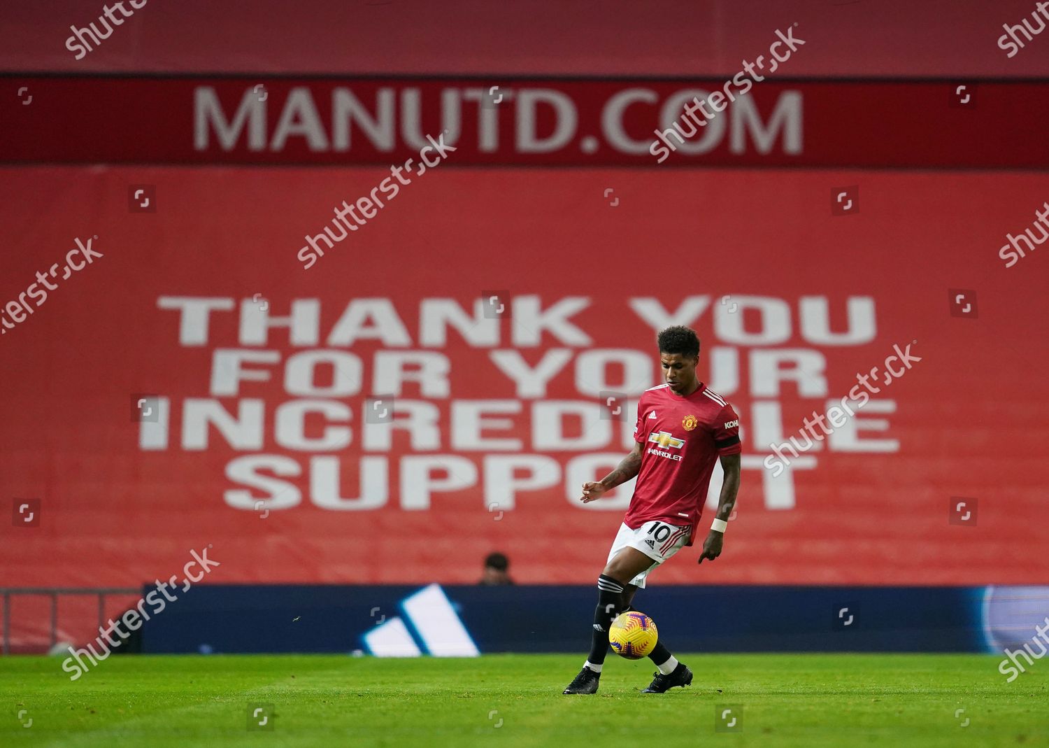 Marcus Rashford Manchester United Front Thank Editorial Stock Photo ...