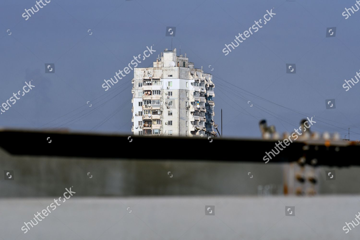 Residential Tower Block Pictured Near Kryva Editorial Stock Photo ...