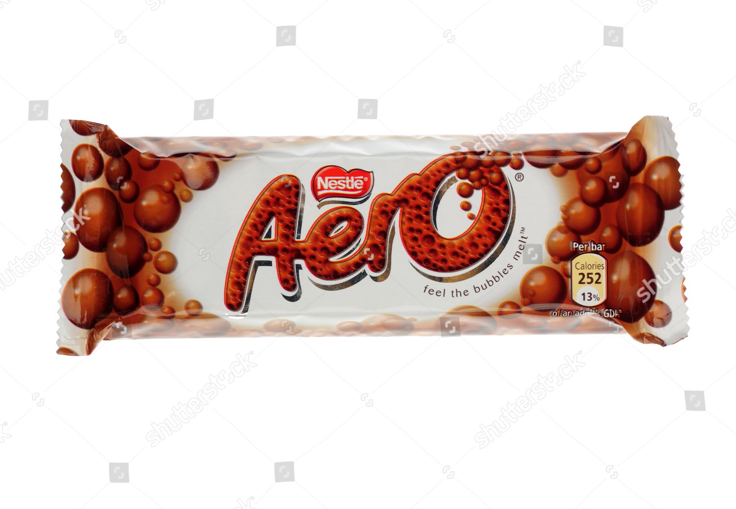 Nestle Original Aero Chocolate Bar Editorial Stock Photo - Stock Image ...