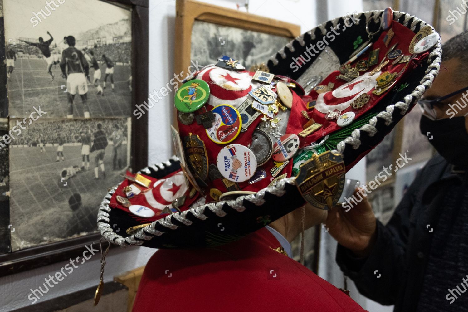 Emblematic Sombrero Hat Bechir Manoubi Hosni Editorial Stock Photo ...