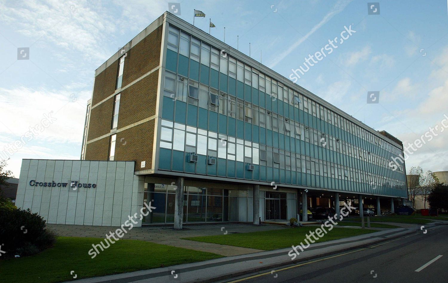 Crossbow House Slough Building Featured Title Editorial Stock Photo ...