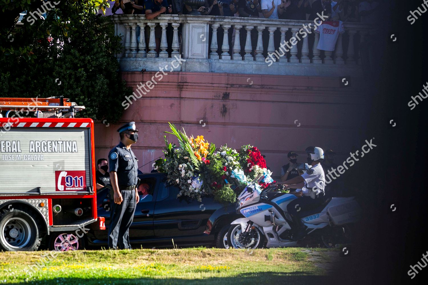 FUNERAL PROCESSION DIEGO ARMANDO MARADONA DEPARTS Editorial Stock Photo ...