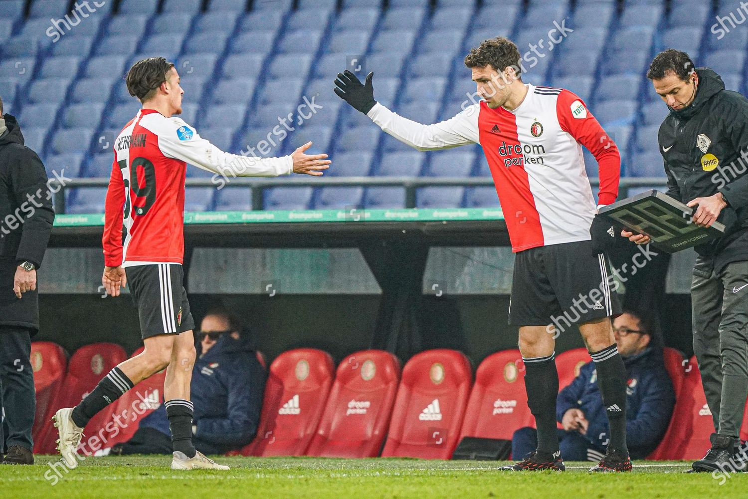 Rotterdam Lr Jordy Wehrmann Feyenoord Eric Editorial Stock Photo ...