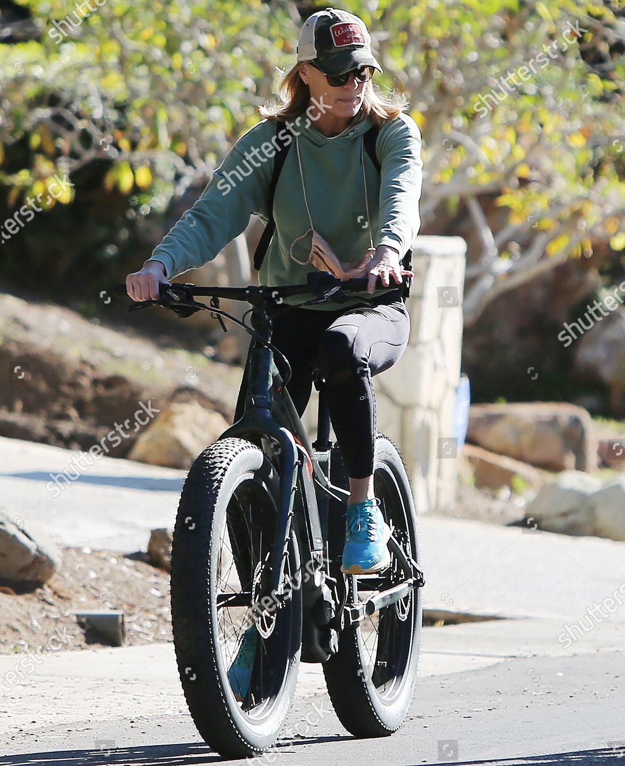 Robin Wright Enjoying Bike Ride On Editorial Stock Photo - Stock Image ...