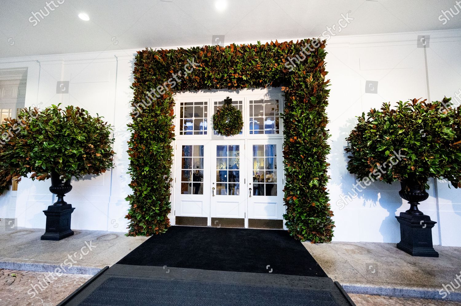 East Wing Entrance During White House Editorial Stock Photo - Stock ...