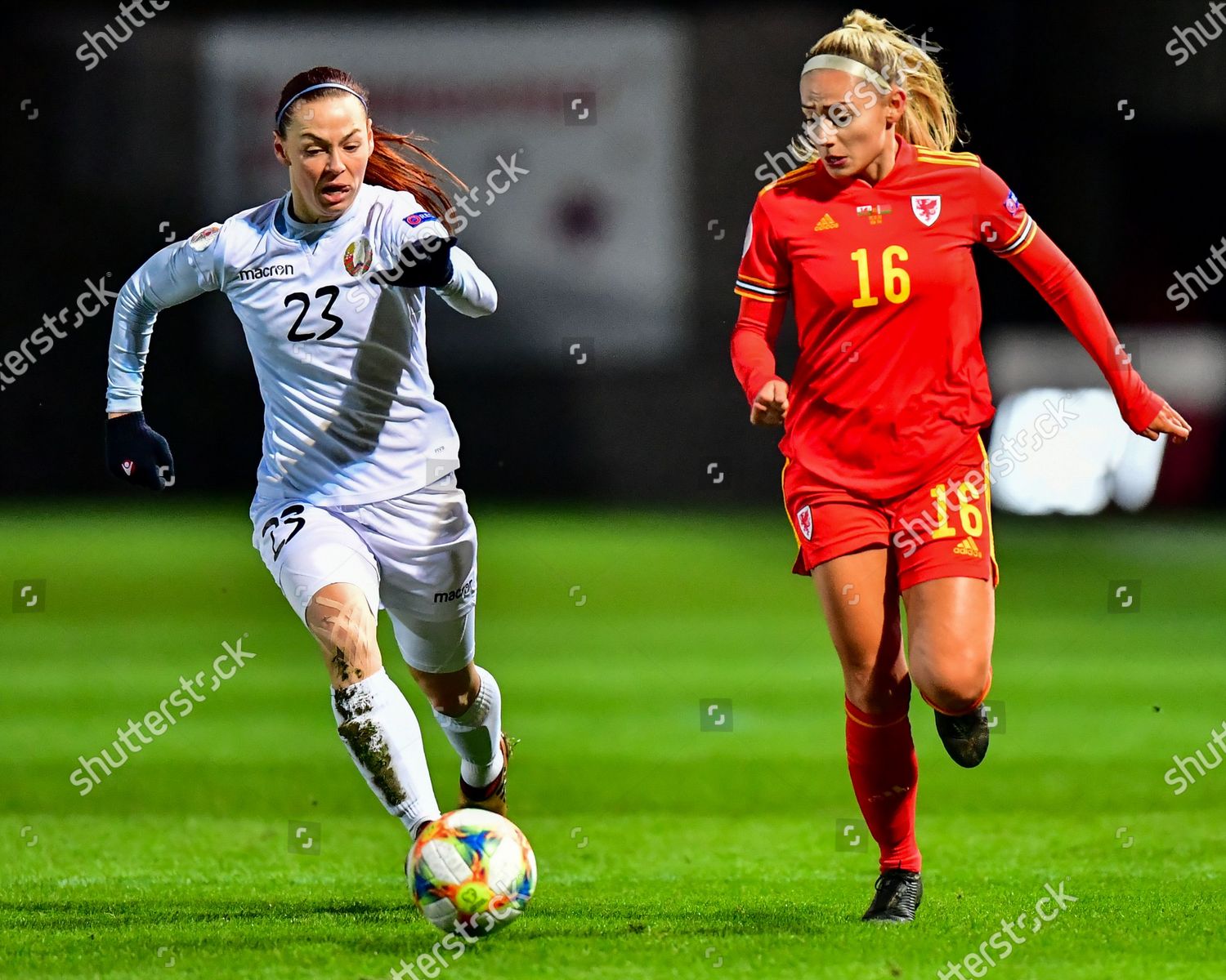 Charlotte Estcourt Welsh Runs Ball Underpresure Editorial Stock Photo ...