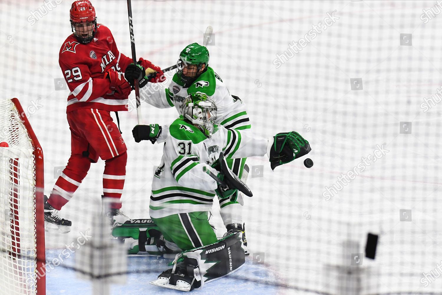North Dakota Fighting Hawks Goaltender Adam Editorial Stock Photo - Stock Image | Shutterstock