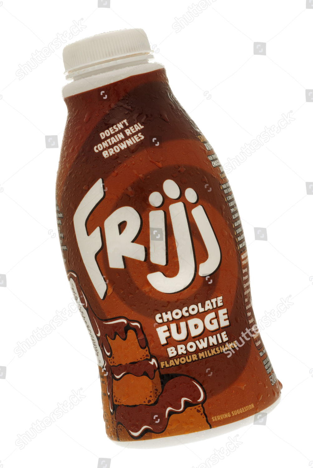 Bottle Frijj Chocolate Fudge Brownie Flavour Editorial Stock Photo ...