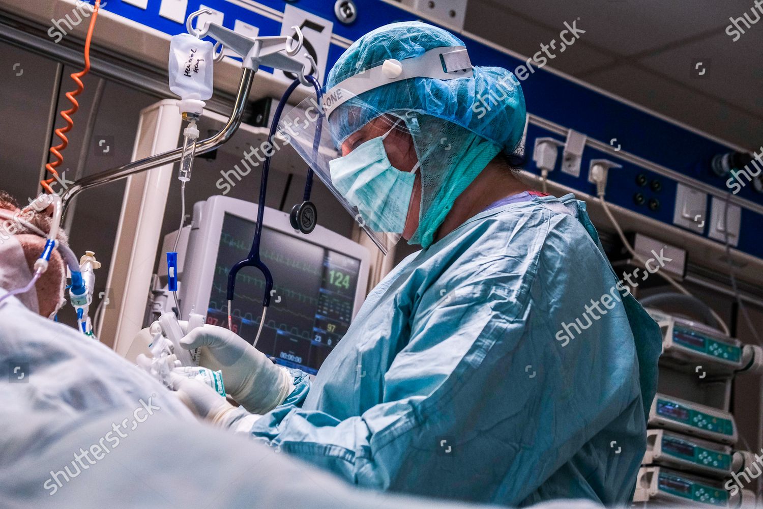 Nurse Wearing Personal Protective Equipment Ppe Editorial Stock Photo ...