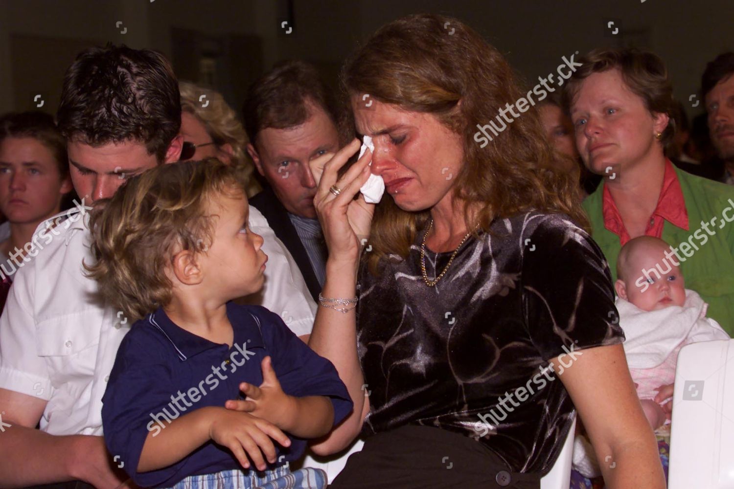 Two Year Old Sebastian Stevens Wipes Editorial Stock Photo - Stock ...