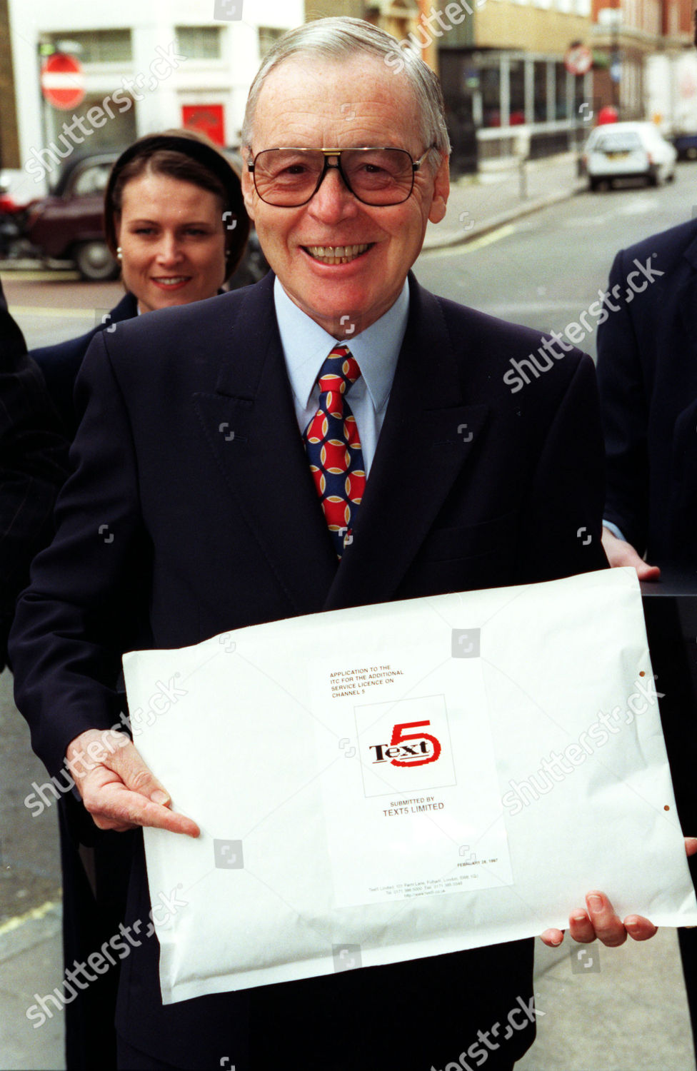 Sir David English Pictured When He Editorial Stock Photo - Stock Image ...