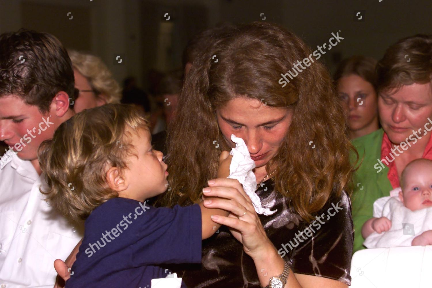 Two Year Old Sebastian Stevens Wipes Editorial Stock Photo - Stock ...