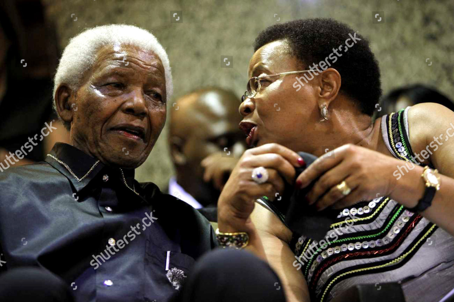 Nelson Mandela His Wife Graca Machel Editorial Stock Photo - Stock ...