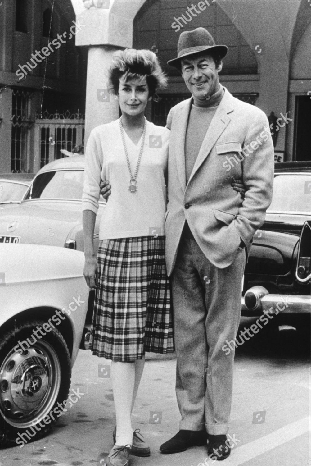 Rex Harrison Kay Kendall St Moritz Editorial Stock Photo - Stock Image ...