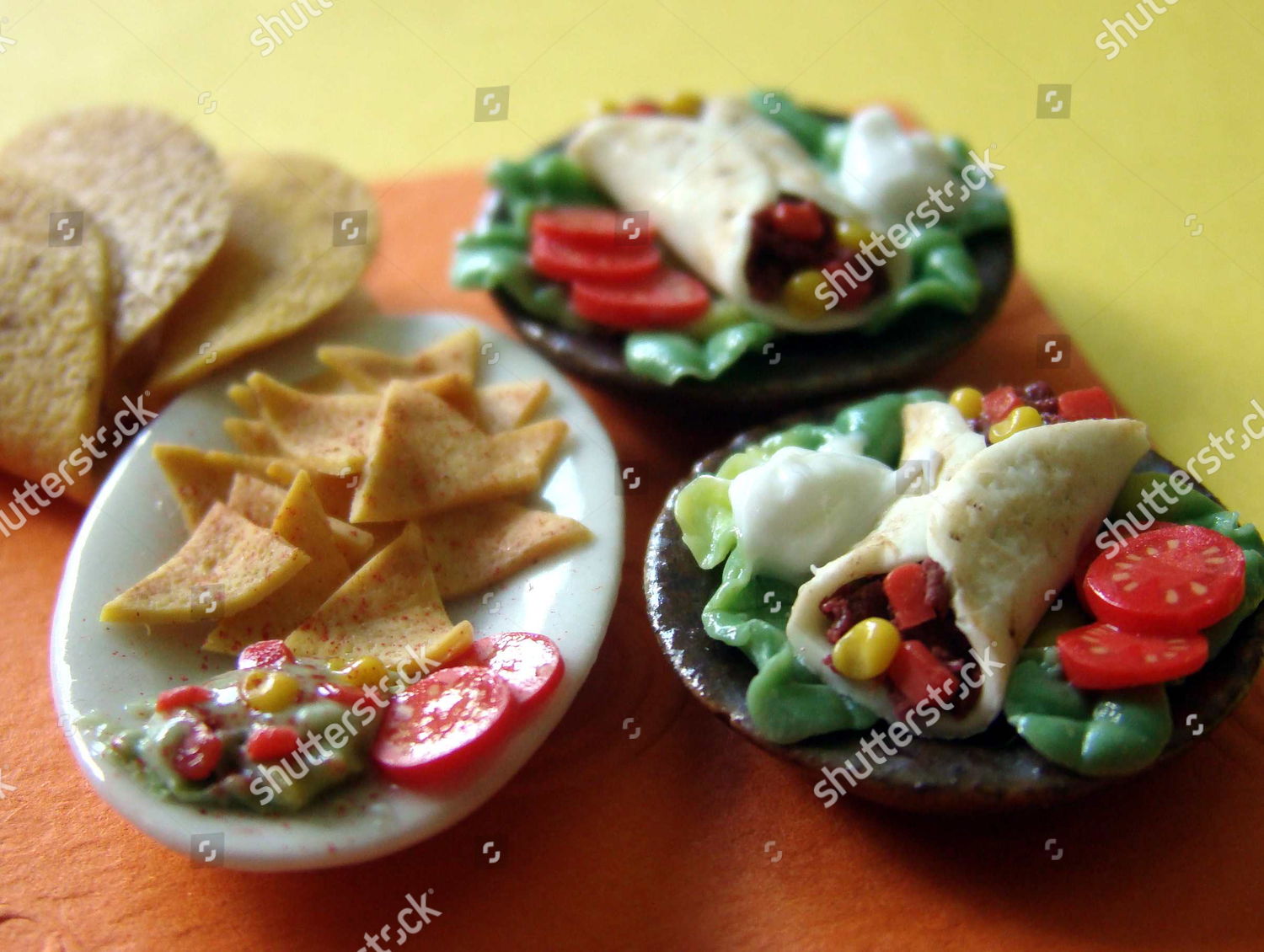 Example Tiny Food Sculptures Created By Editorial Stock Photo - Stock ...