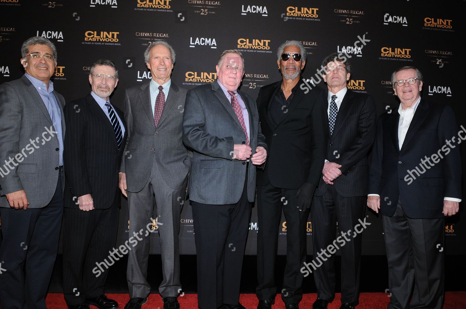 Terry Semel Barry Meyer Clint Eastwoodrichard Editorial Stock Photo ...