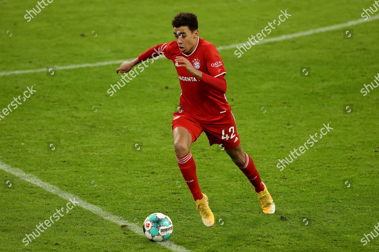 Jamal Musiala Fc Bayern Muenchen Action Editorial Stock Photo - Stock ...