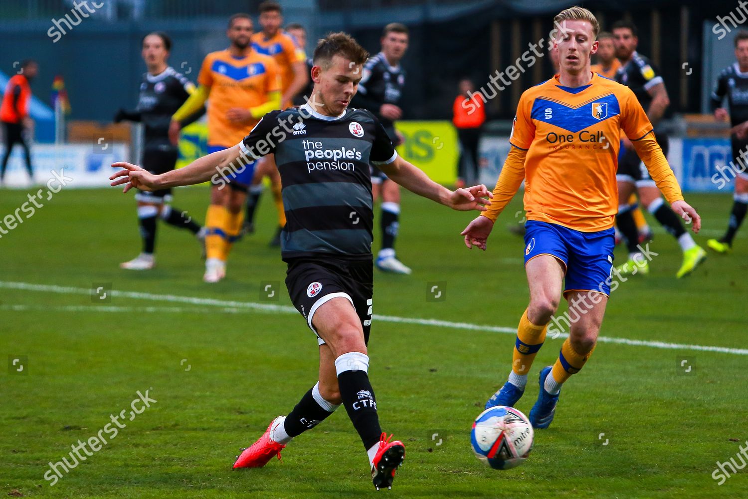 Josh Doherty Crawley Town Makes Pass Editorial Stock Photo - Stock ...