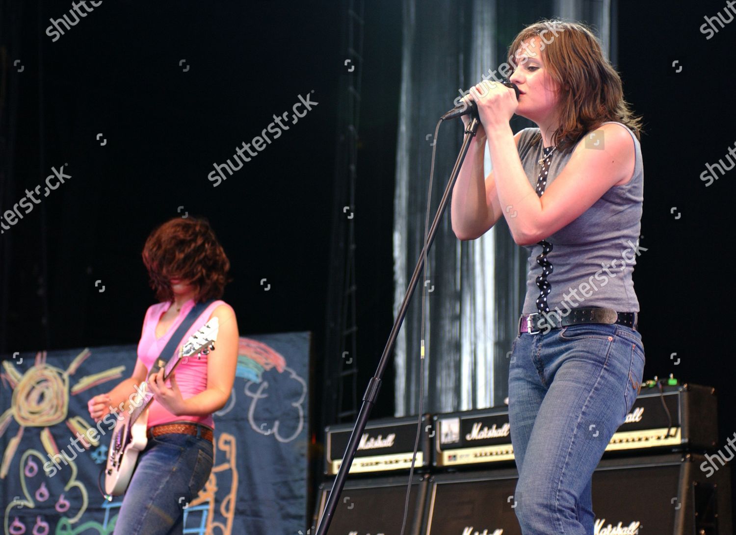 Brett Anderson Allison Robertson Donnas Perform Editorial Stock Photo ...