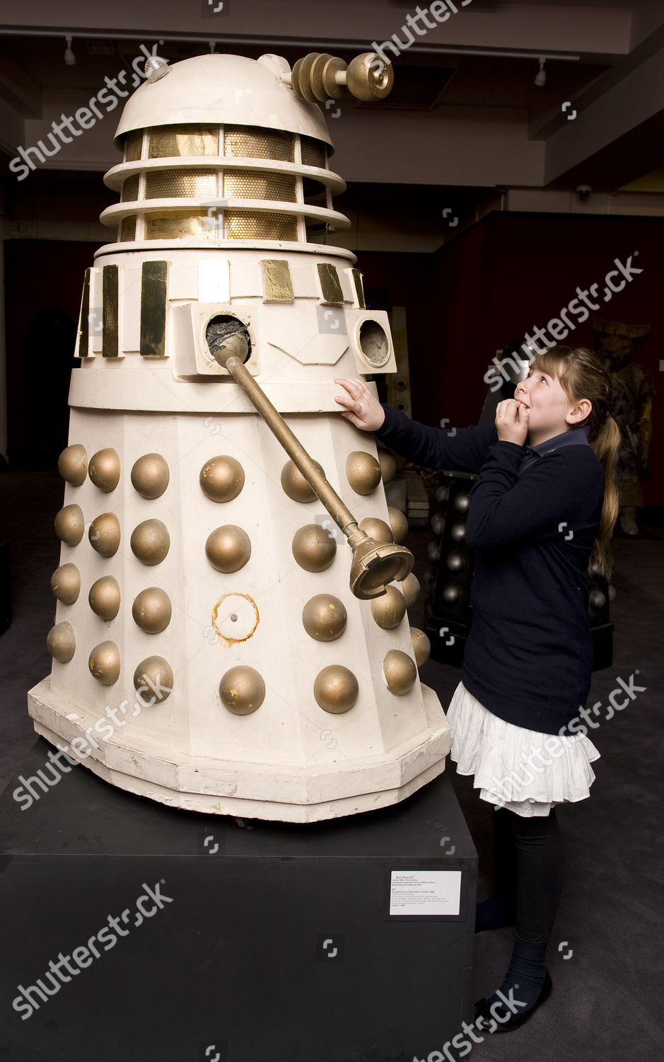 Young Girl Examines Imperial Dalek Mk2 Editorial Stock Photo - Stock ...
