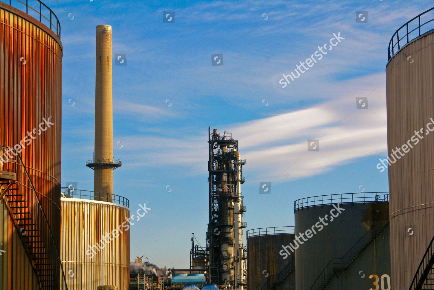Totals Feyzin Refinery Near Lyon Editorial Stock Photo - Stock Image ...