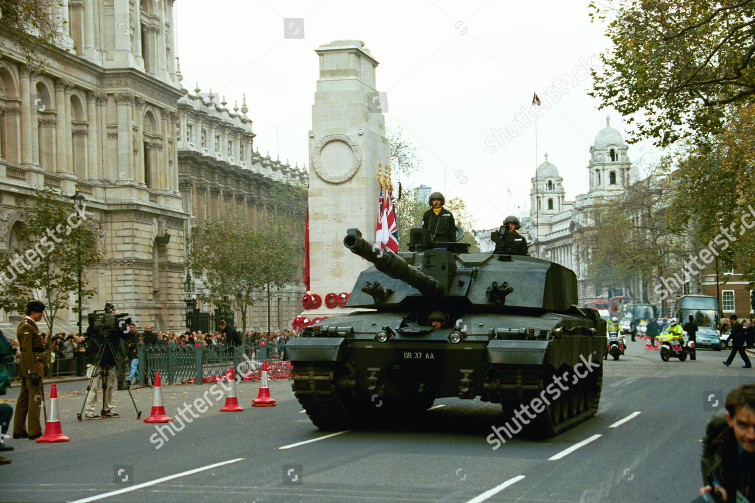 Royal Tank Regiment Remembrance Service First Editorial Stock Photo ...