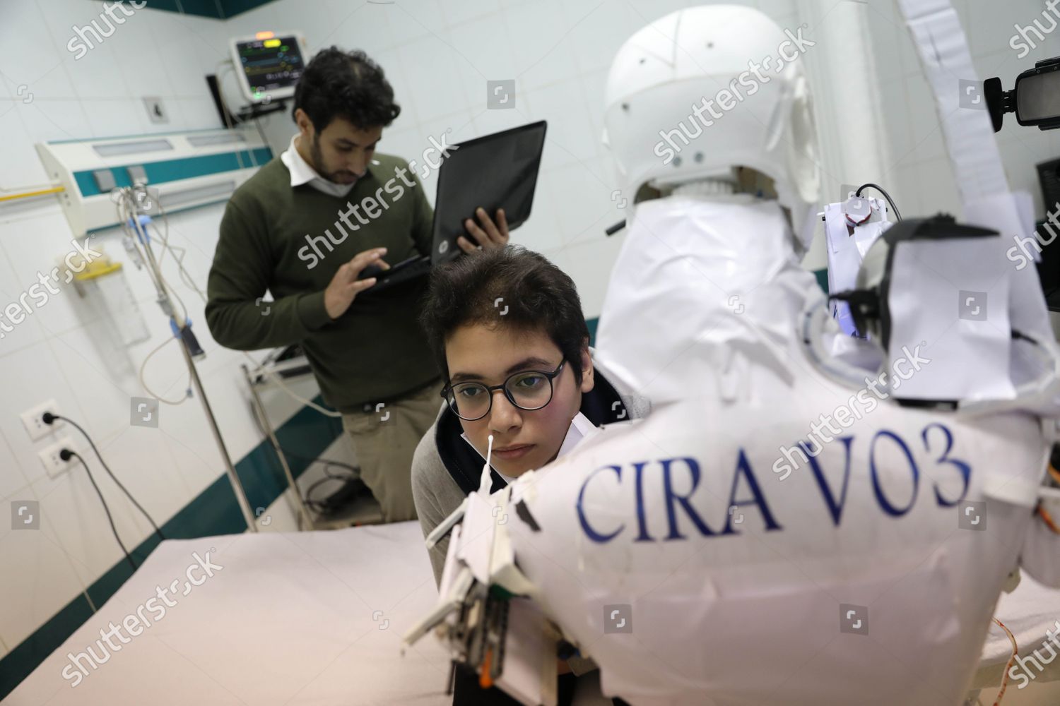 Cira 03 Robot Conducts Pcr Test Editorial Stock Photo - Stock Image ...
