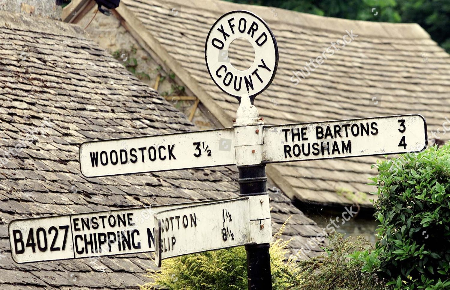 General View Village Glympton Oxfordshire Editorial Stock Photo - Stock ...