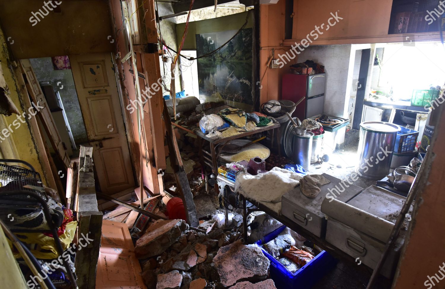 Inside View House After Gas Cylinder Editorial Stock Photo - Stock ...