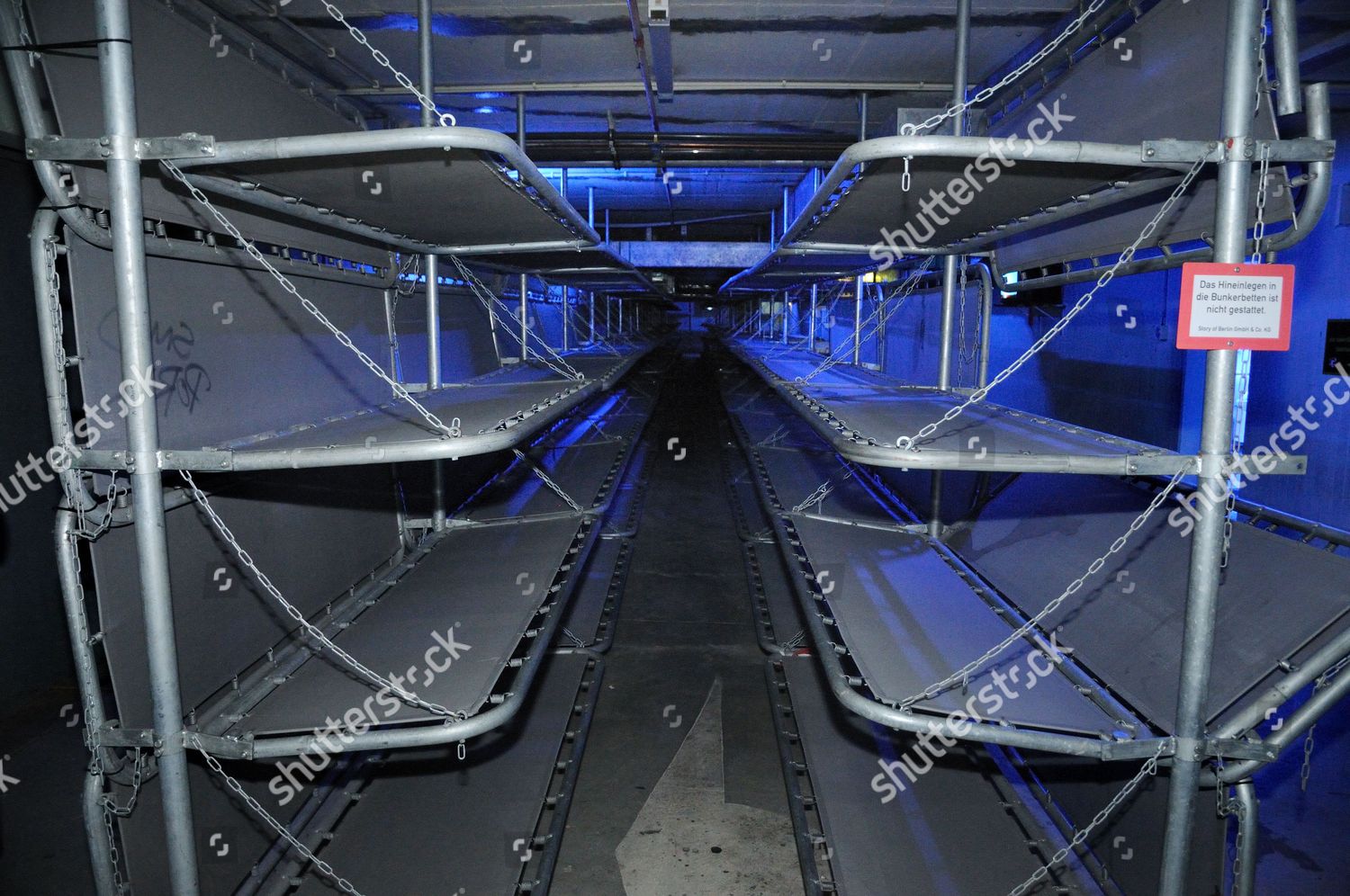 Cramped Bunk Beds Take Most Space Editorial Stock Photo - Stock Image ...