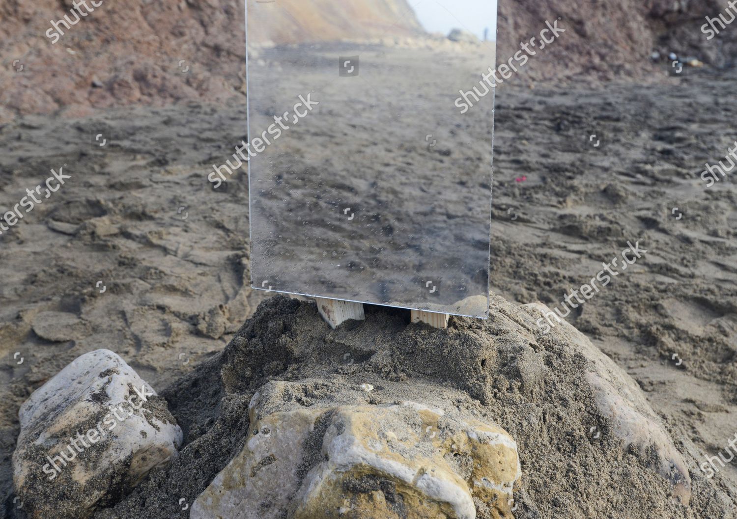 Wooden Planks Coming Out Bottom Monolith Editorial Stock Photo - Stock ...