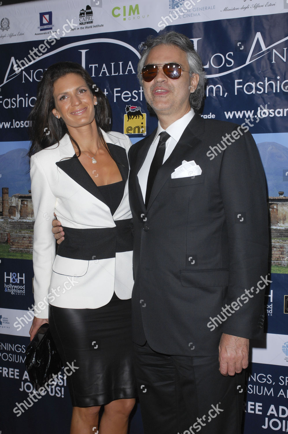 Veronica Berti Andrea Bocelli Editorial Stock Photo - Stock Image ...