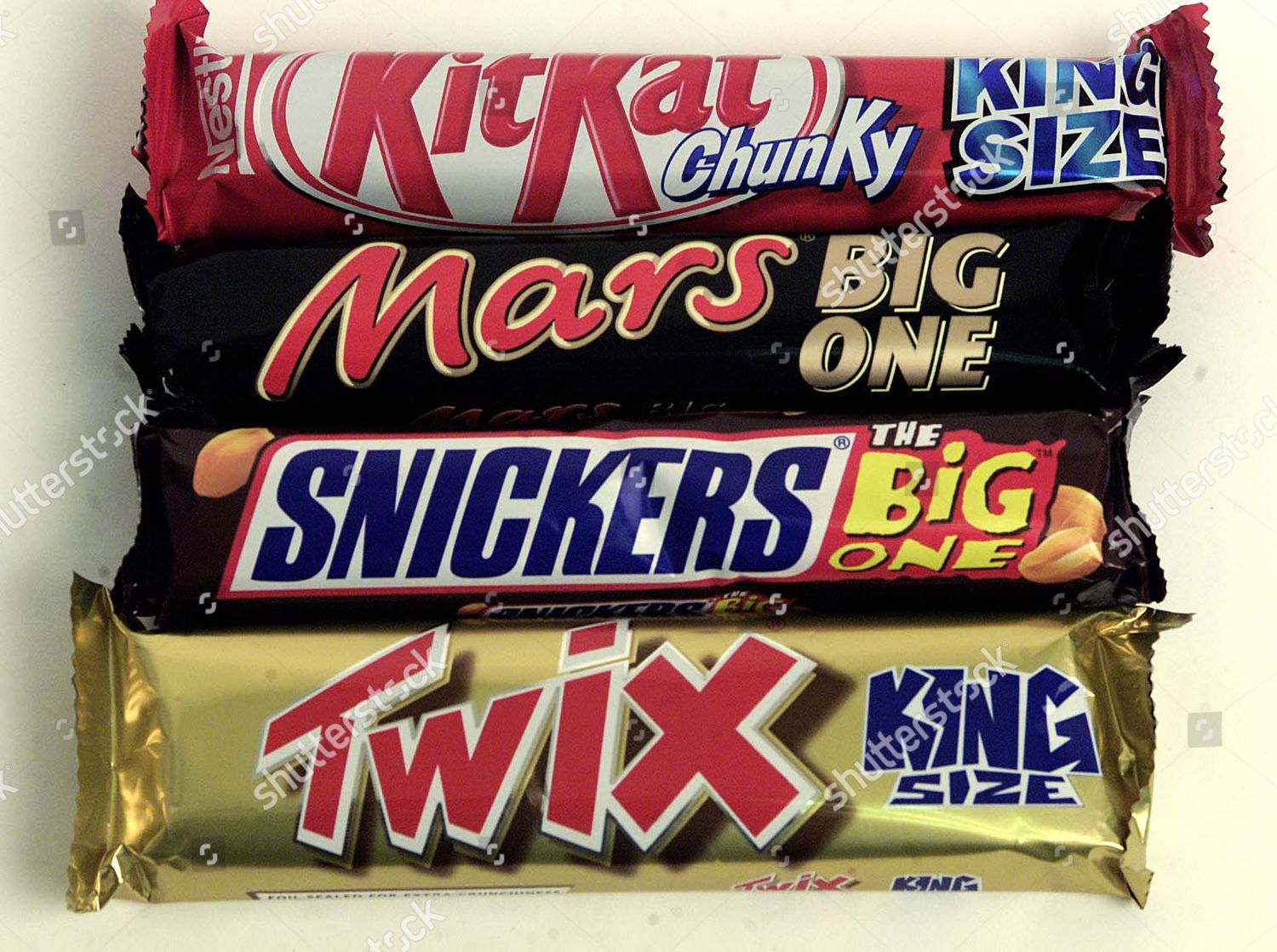 Pack Shot King Size Chocolate Bars Editorial Stock Photo - Stock Image ...