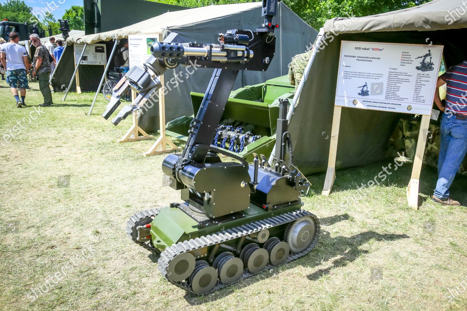 Telerob Explosive Ordnance Disposal Observation Robot Editorial Stock ...