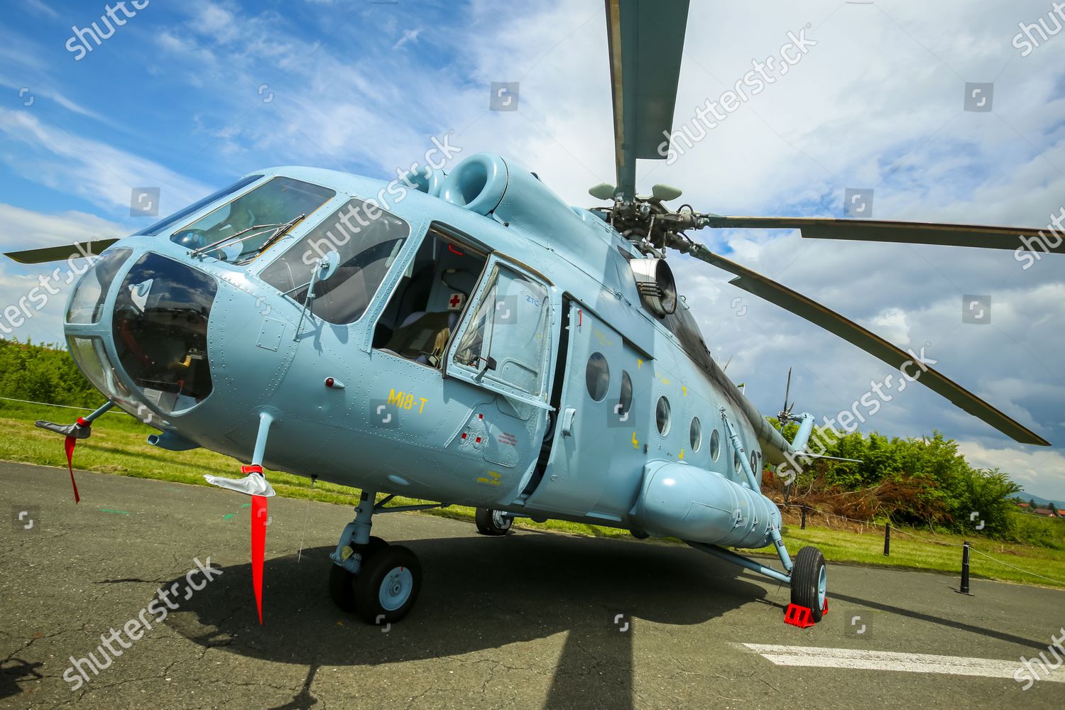 Mil Mi8 Hip Military Helicopter Exhibited Editorial Stock Photo - Stock ...