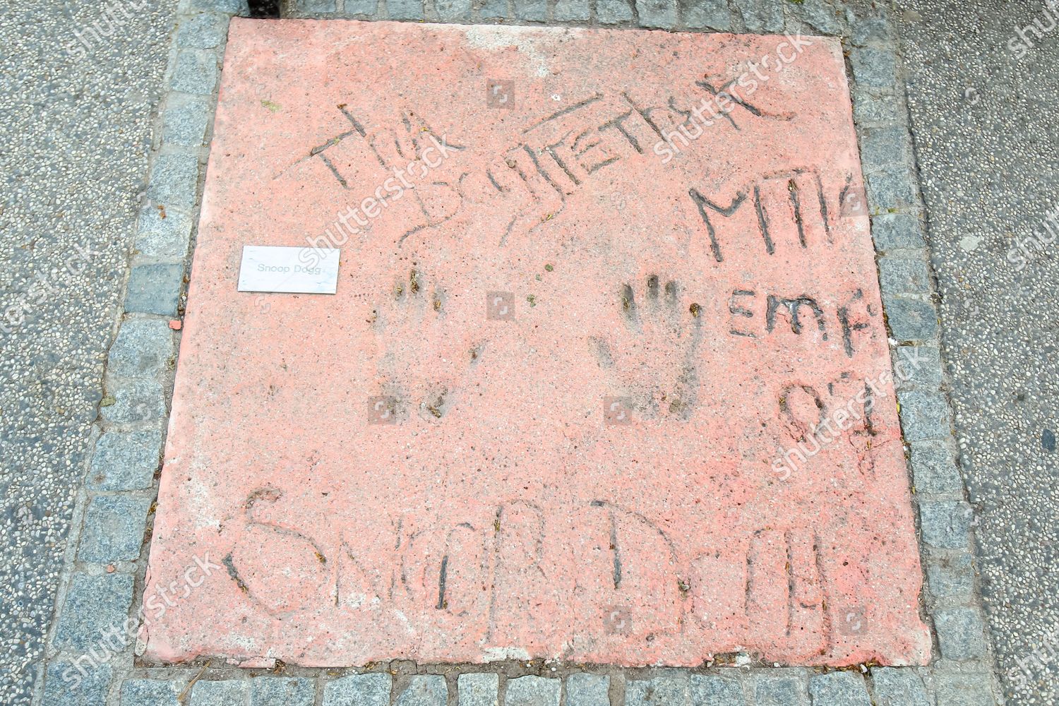 View Snoop Dogg Handprints Signature Concrete Editorial Stock Photo ...