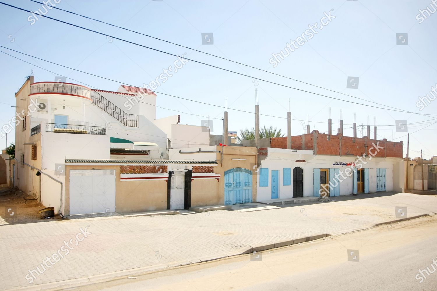 Typical Tunisian Half Finished Family House Editorial Stock Photo ...