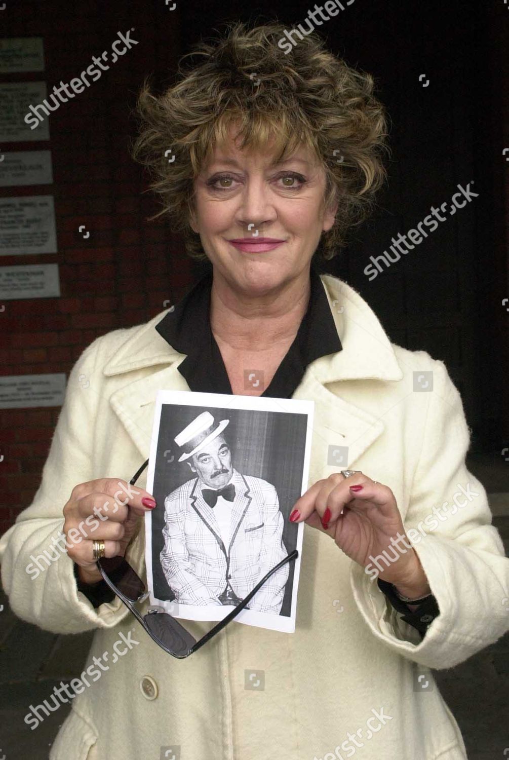 Amanda Barrie Funeral Exhusband Robin Hunter Editorial Stock Photo ...