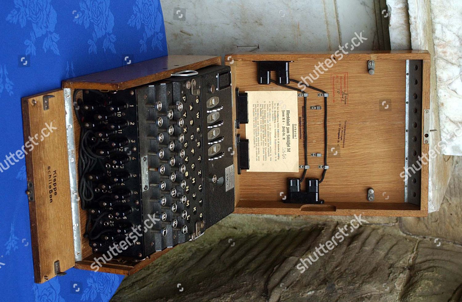 Enigma Decoding Machine Which Will Be Editorial Stock Photo - Stock ...