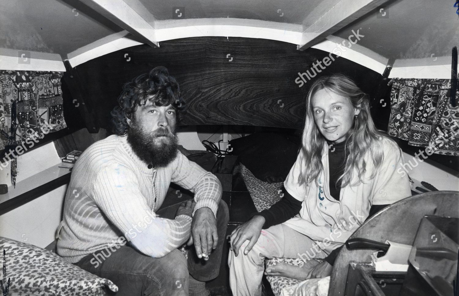 Roundtheworld Yachtsman Shane Acton His Girlfriend Editorial Stock ...